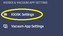 How to Change Kiosk Main Screen Options