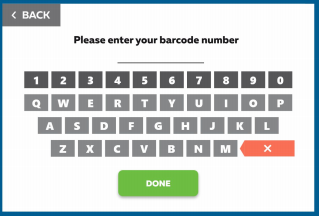 Using the Mobile Customer App at the Kiosk