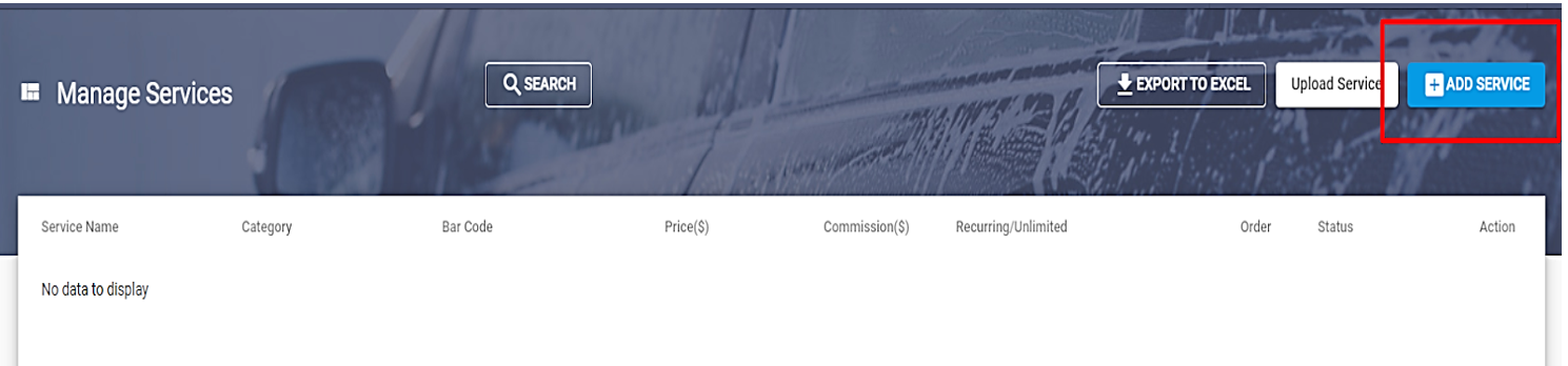 Adding Services/Buttons to the POS