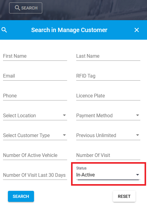 Finding An Inactive Customer Account