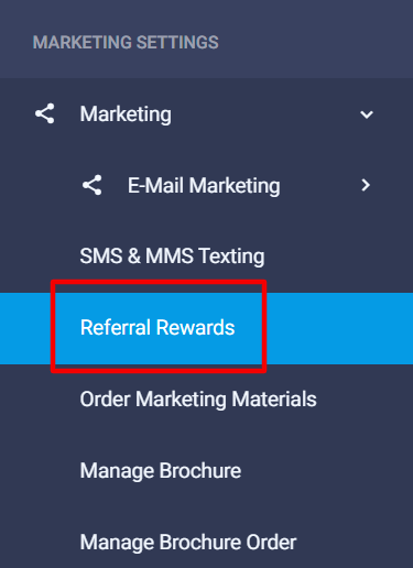 Referral Program Set-Up