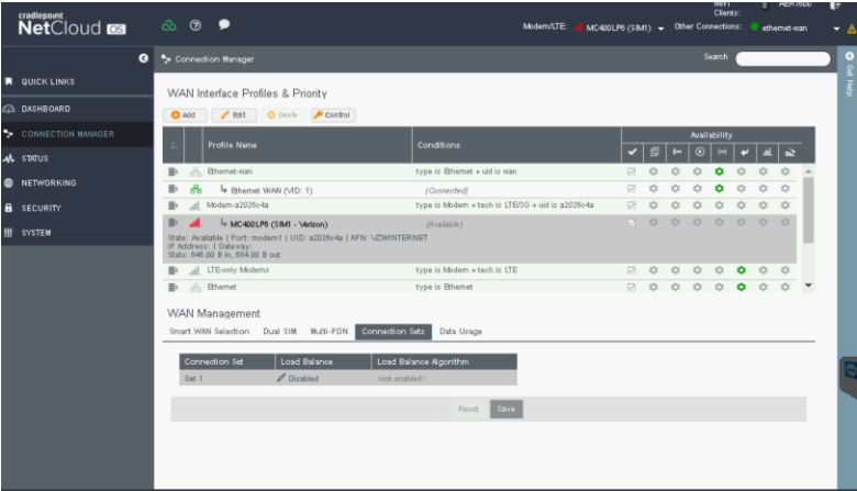 Testing and Fixing Failover Settings on the CradlePoint Router and SIM card