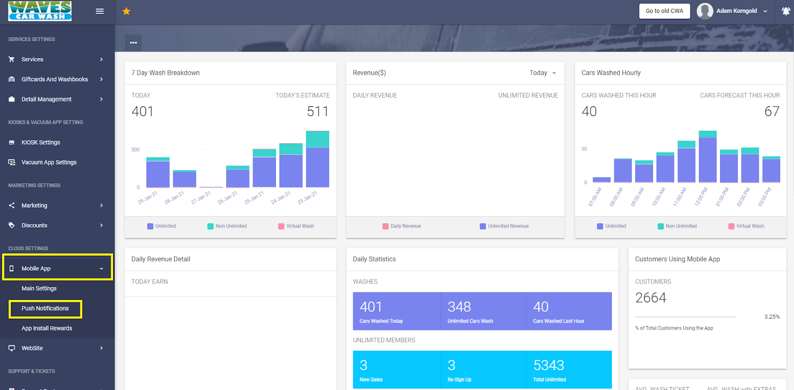 How to setup App Push Notifications