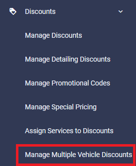 Multi-Vehicle Discounting