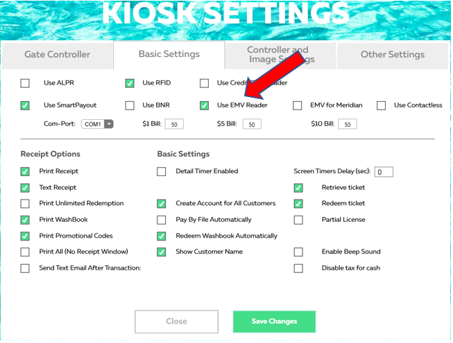 Contactless Reader Configuration