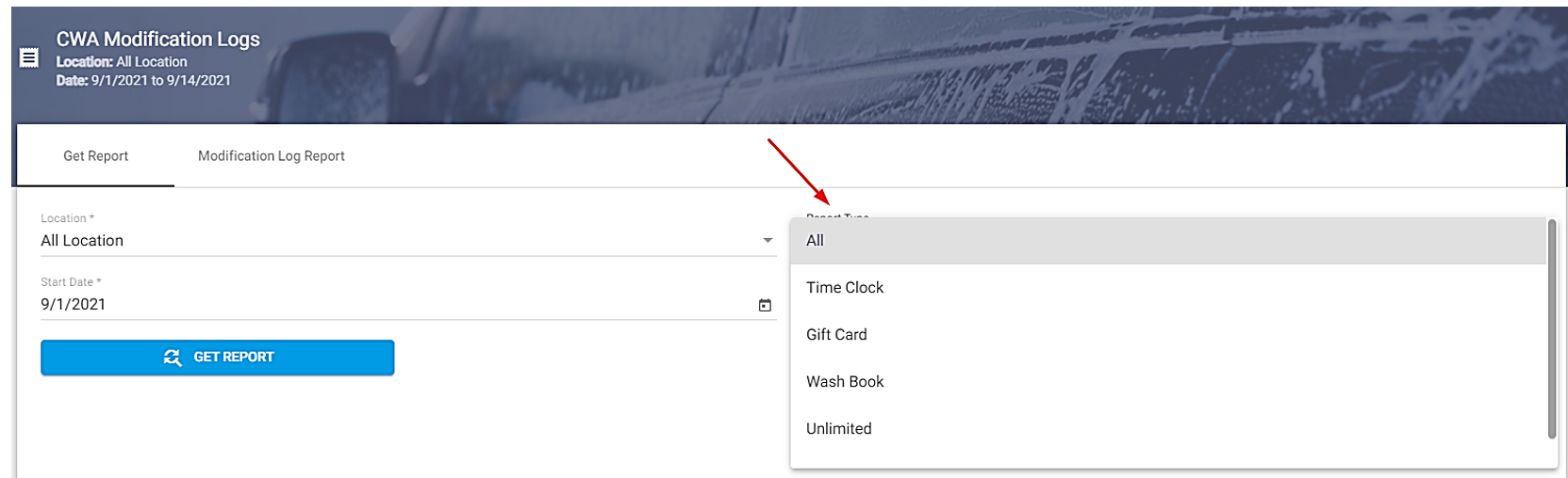 Modification Log Report