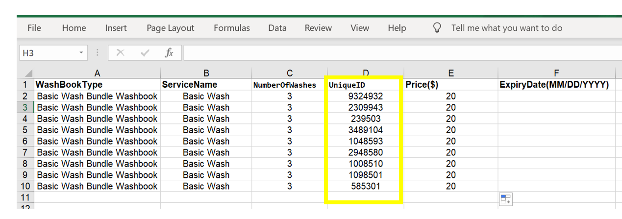 CWA - Manage Washbooks