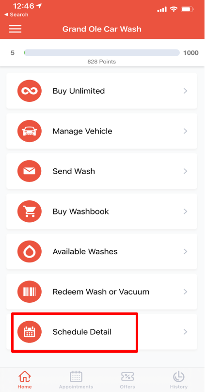 Detail Management: Set Up Detail Services and Schedule from POS, App ...
