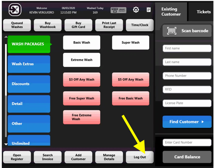 POS X Action Buttons