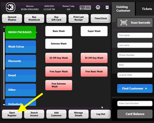 POS X Action Buttons