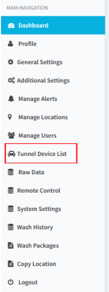 Washify Controller - Editing Equipment Timings