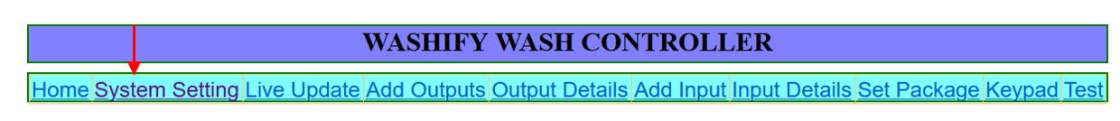 Washify Controller - Changing Firmware