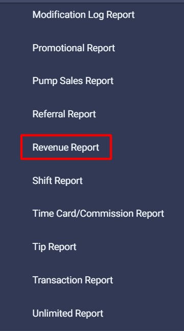 Revenue Report