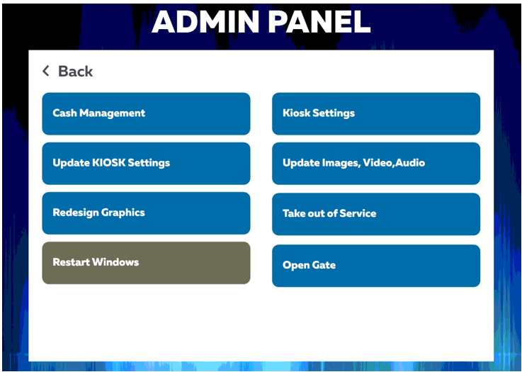 X-Station Admin Panel Settings