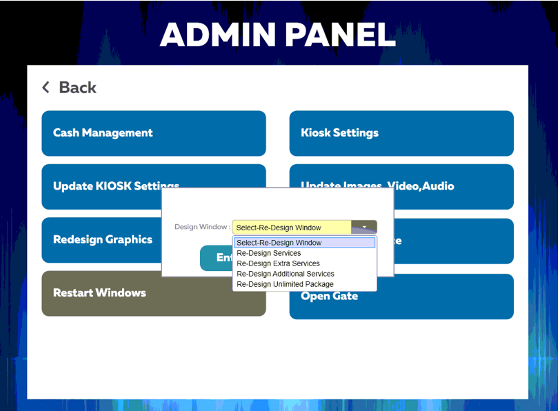 X-Station Admin Panel Settings