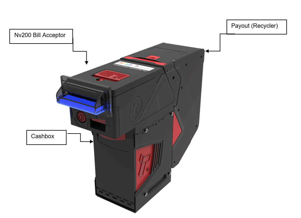 NV200 Smart Payout Unit Components