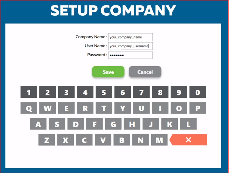 How to Reset Company Credentials on Washify Units