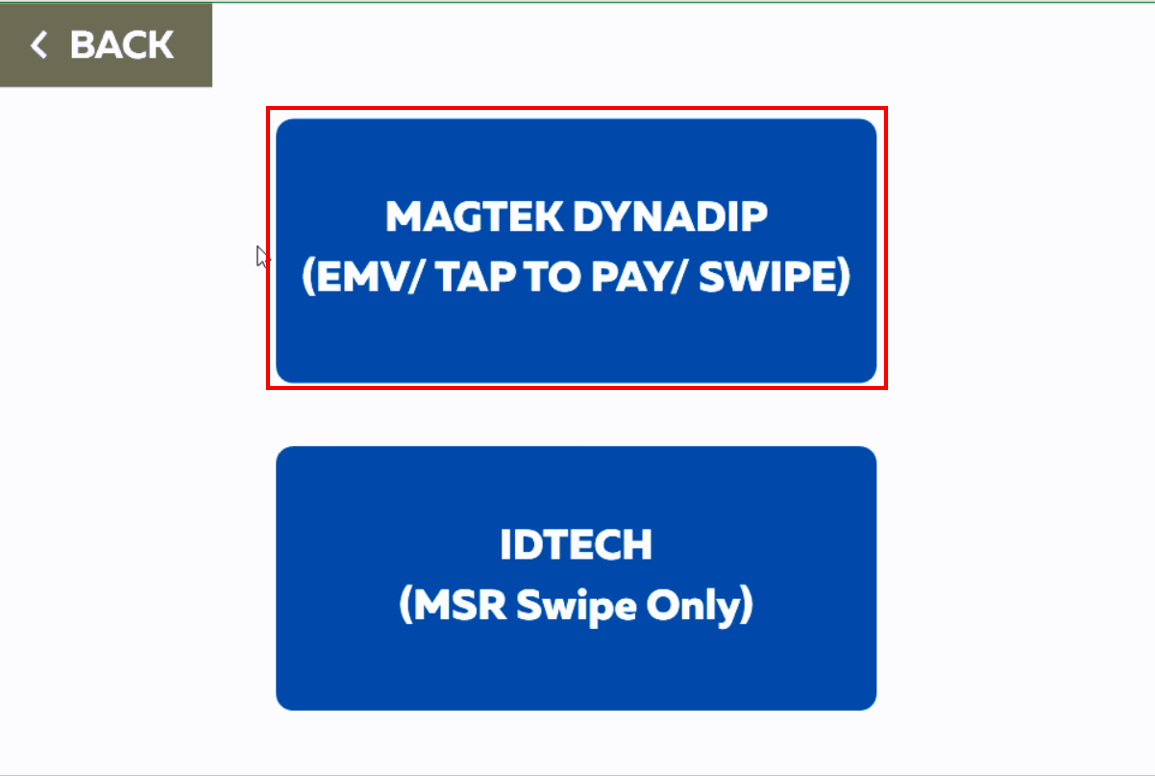 EMV Chip reader is not reading cards