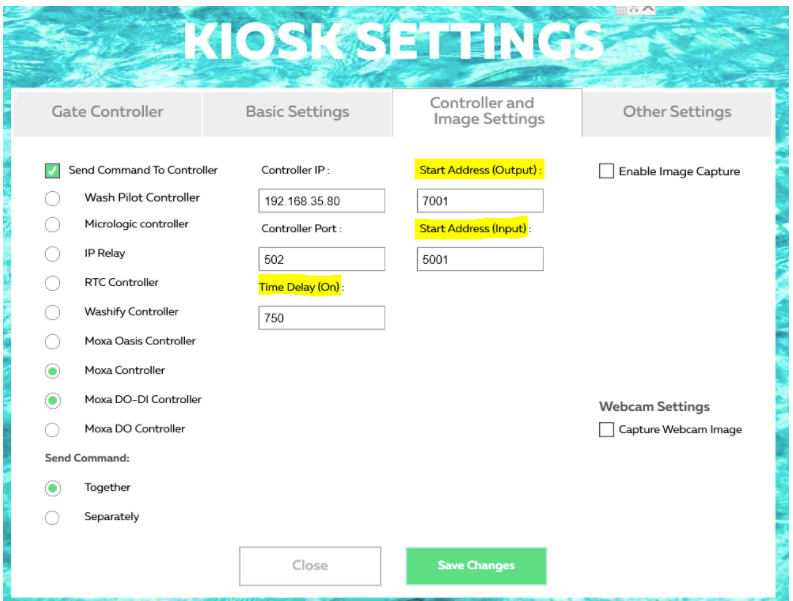 MOXA Board Configuration