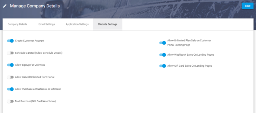 Washify Website Plugins