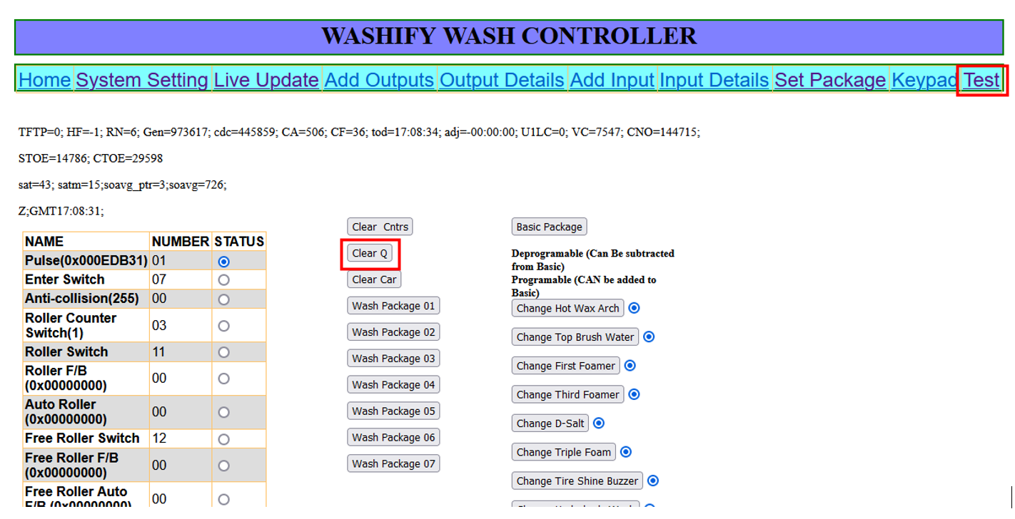 Washify Controller - Clear Wash Queue, Customers Getting the Wrong Wash